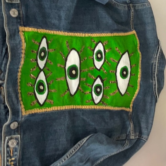 Levi's | Jackets & Coats | Levis Original Trucker Jean Jacket Hand ...